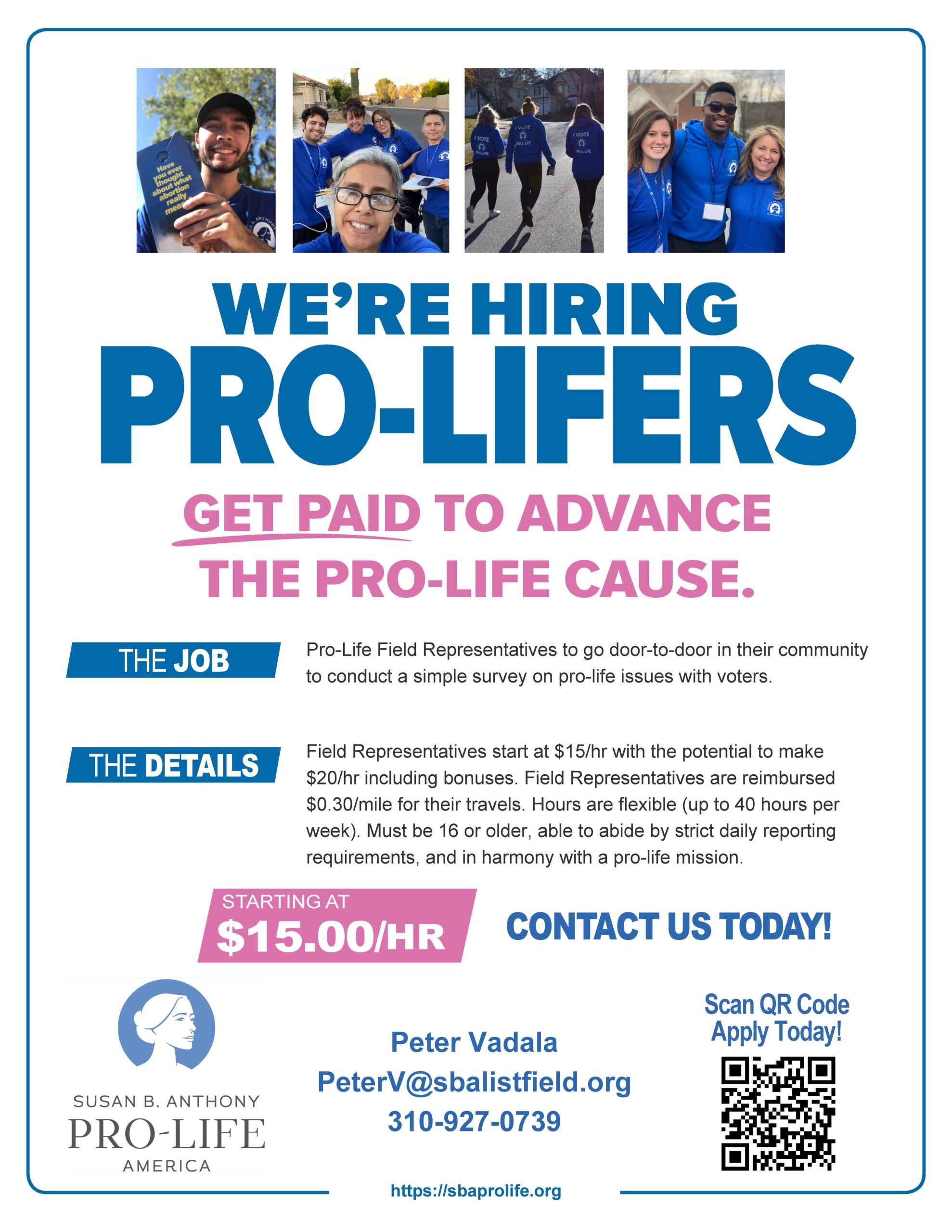 Pro-Life Field Representatives » career-services.franciscan.online